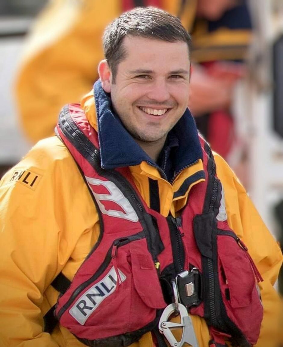 Arbroath lifeboat coxswain honoured for 20-years on town crew