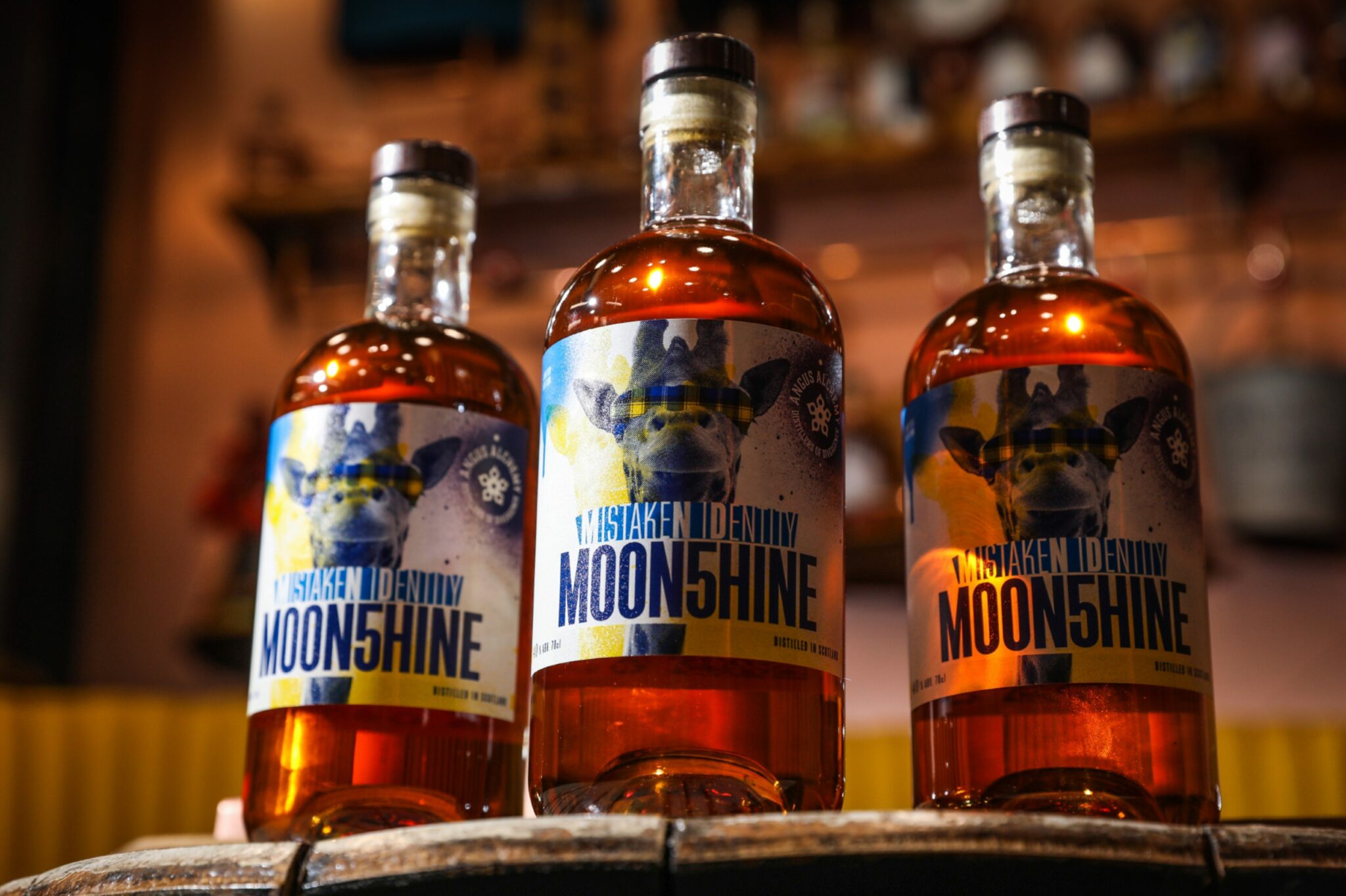Angus distiller's Mistaken Identity Moonshine honours Doddie