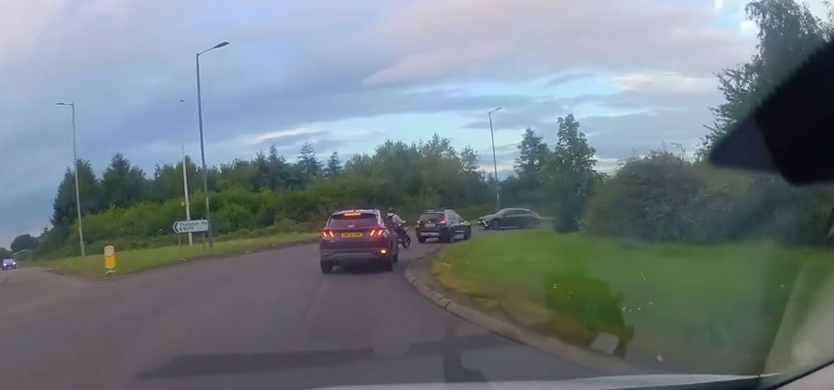 Cars drive wrong way on two Fife roundabouts