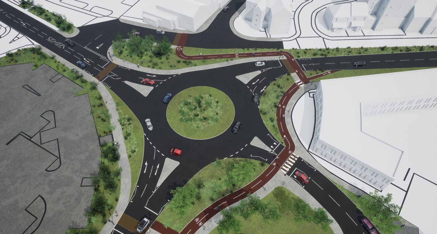 Designs reveal new-look Arbroath in £14 million active travel plan