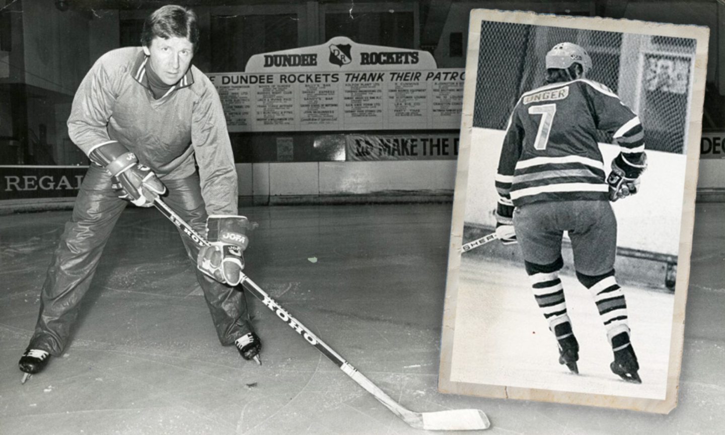 Dundee Rockets netted ice hockey legend Garry Unger in 1985