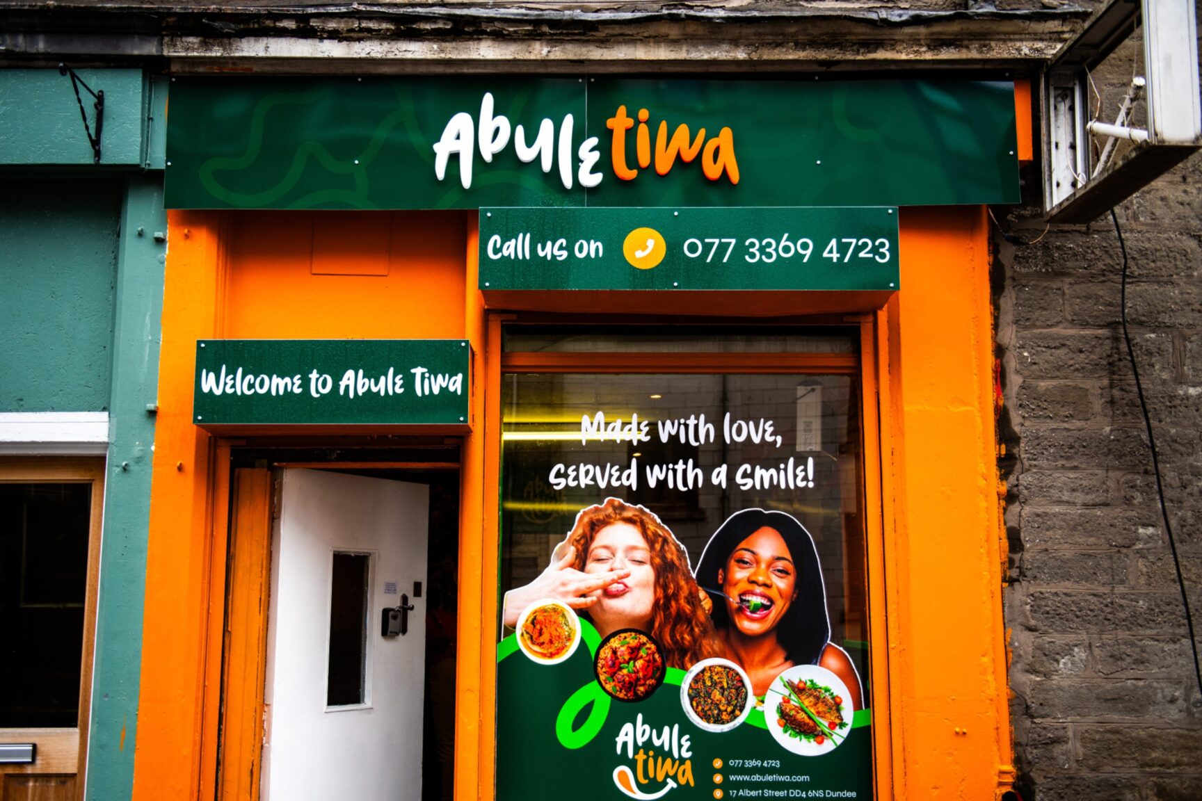 Dundee foodie legend 'auntie Gill' joins for Abule Tiwa review