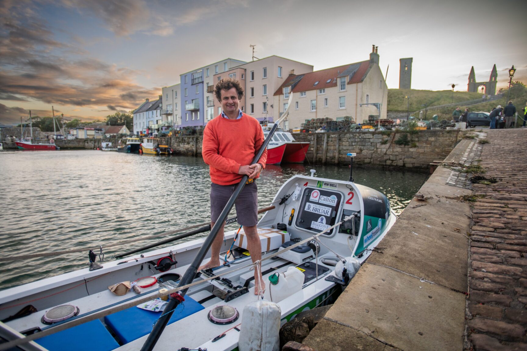How did St Andrews' Henry Cheape row solo across the Atlantic?