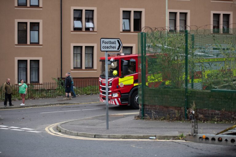 Firefighters at scene of Dundee house blaze