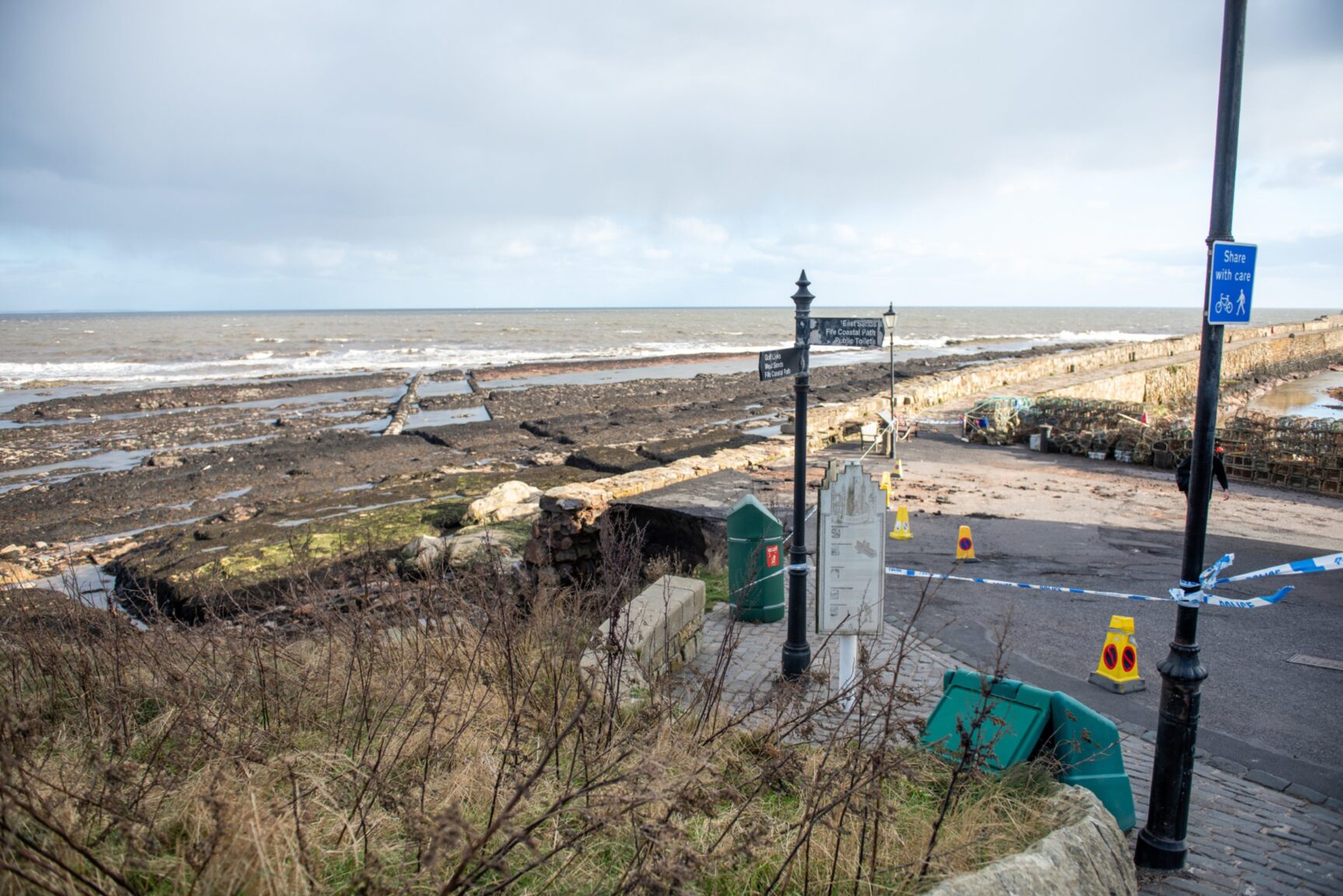 St Andrews Harbour closed due to £500,000 of storm damage