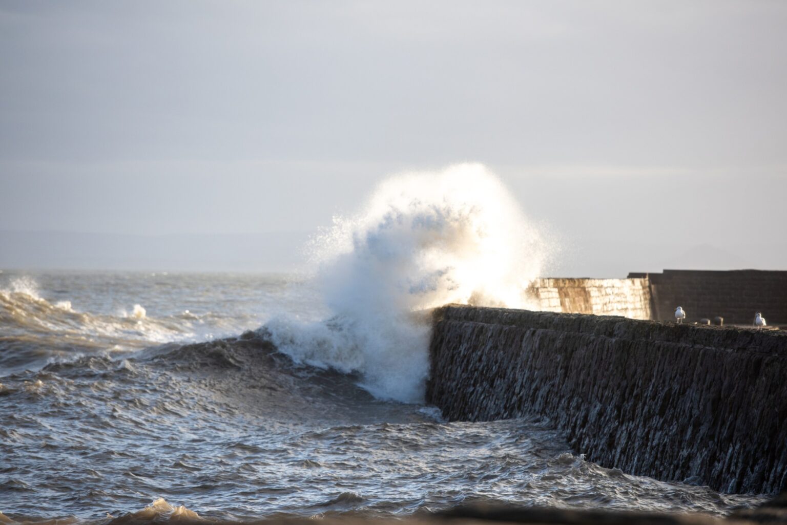 Pictures and video show powerful 4.8m tidal surge along Fife coast ...