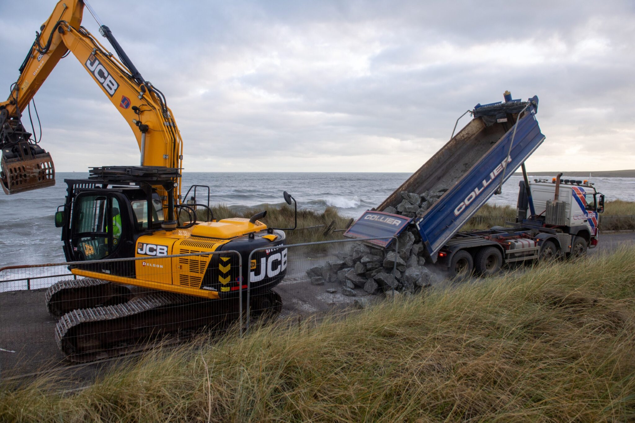 Montrose seafront and historic links hit hard by storm force weather