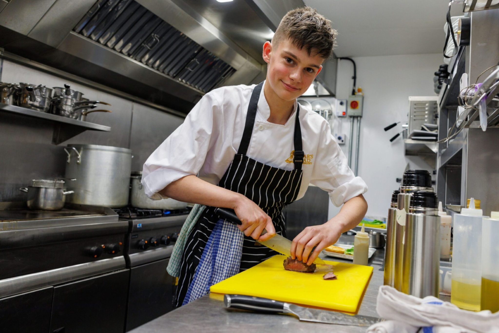 16-year-old Fife chef Oliver is racing towards a bright future