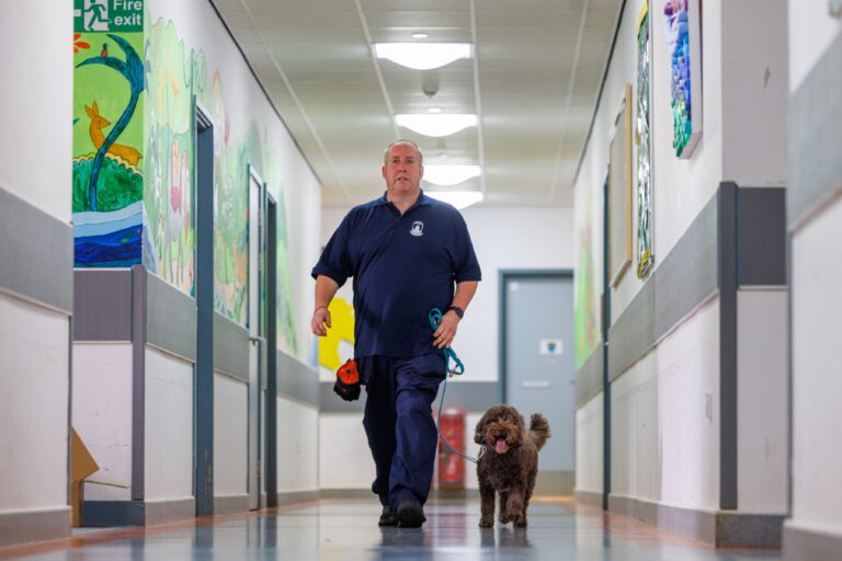 Benji the Kingspark School dog has been life-changing for pupils