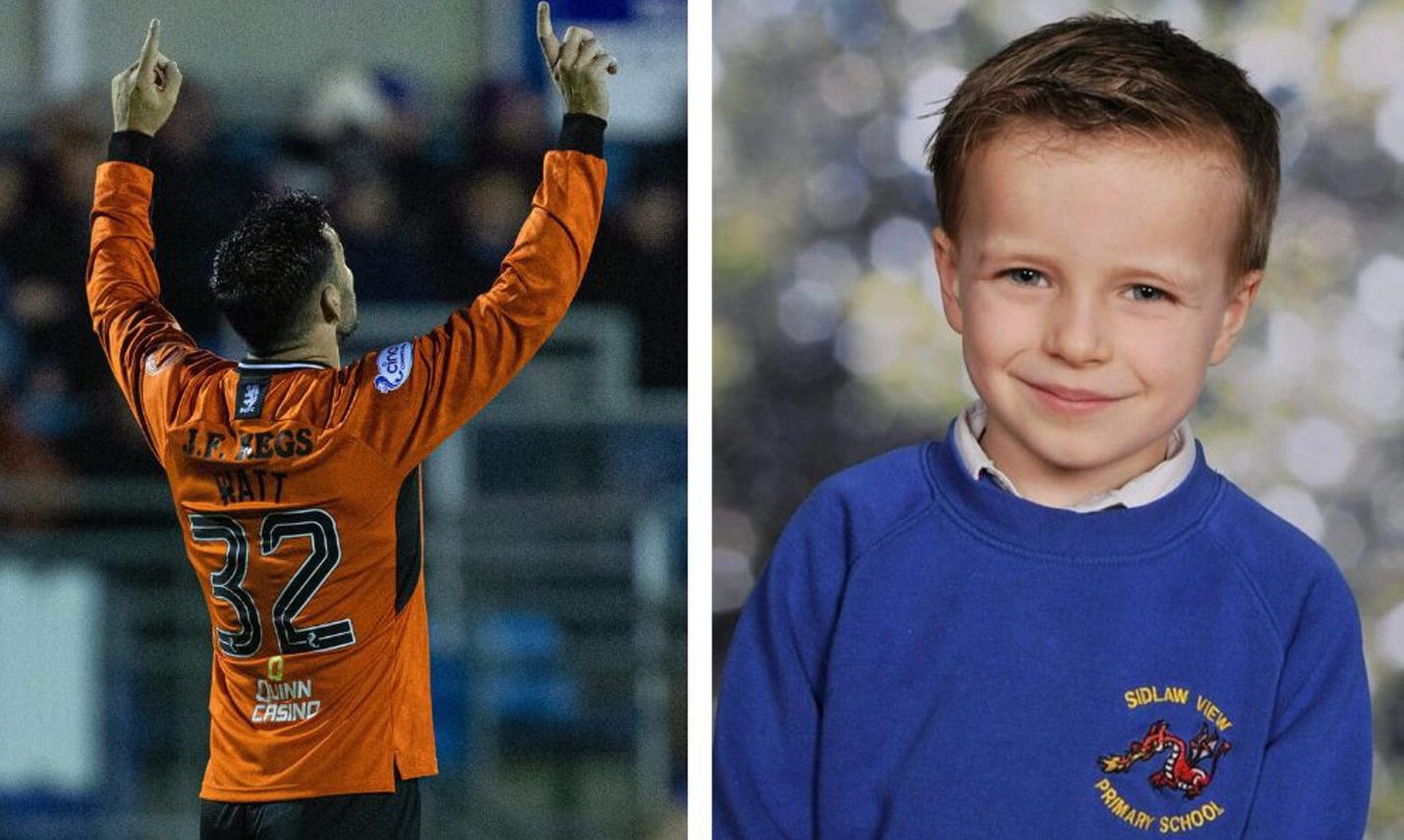 Dundee United's Tony Watt opens up on tribute to Jack Stewart
