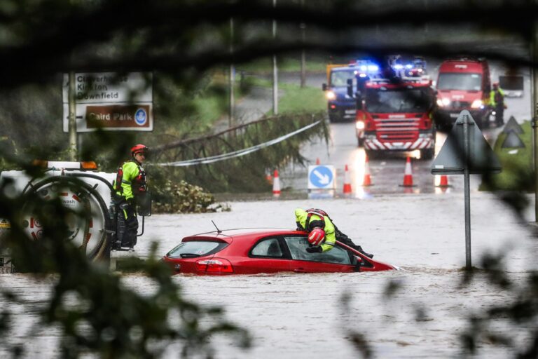 Dundee hit with severe flooding as Storm Babet causes chaos