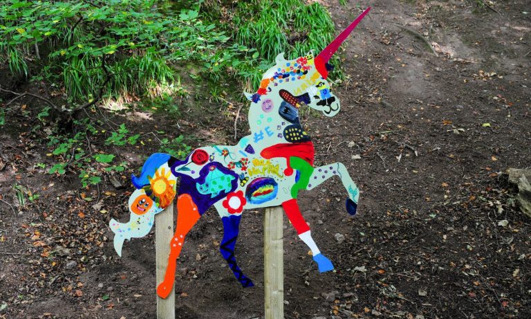 New Leven unicorn trail adds magic and sparkle to woodland walk - The ...