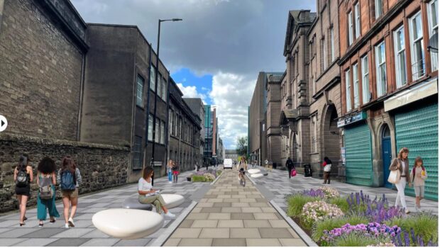 New images show 6 active travel routes around Dundee city centre