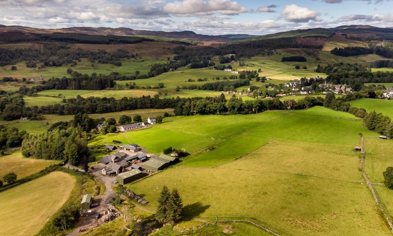 £1.2m Perthshire smallholding has holiday chalets and 70 acres