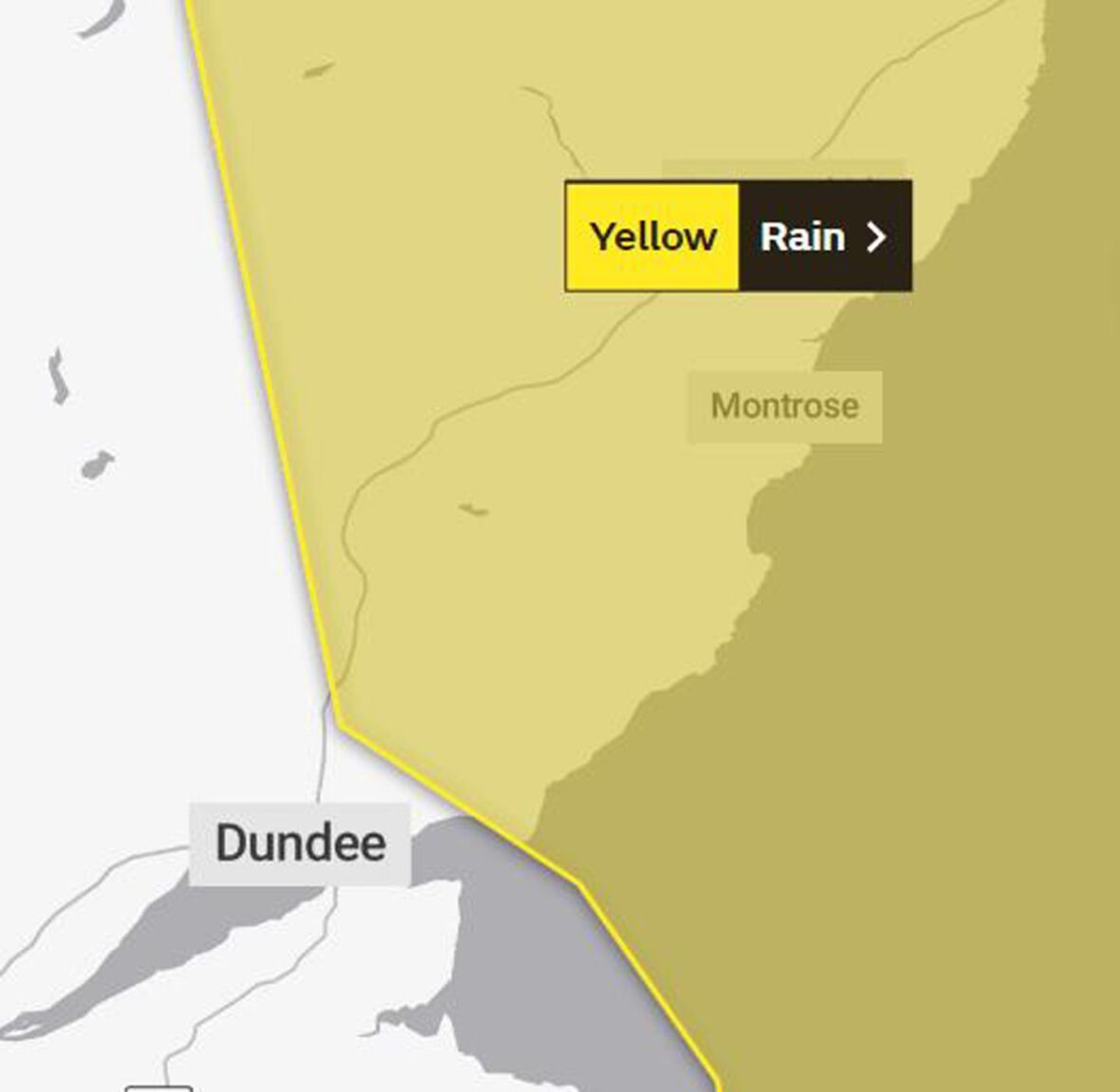 Storm Ciaran: Met Office's warning for 36 hours of rain in Angus