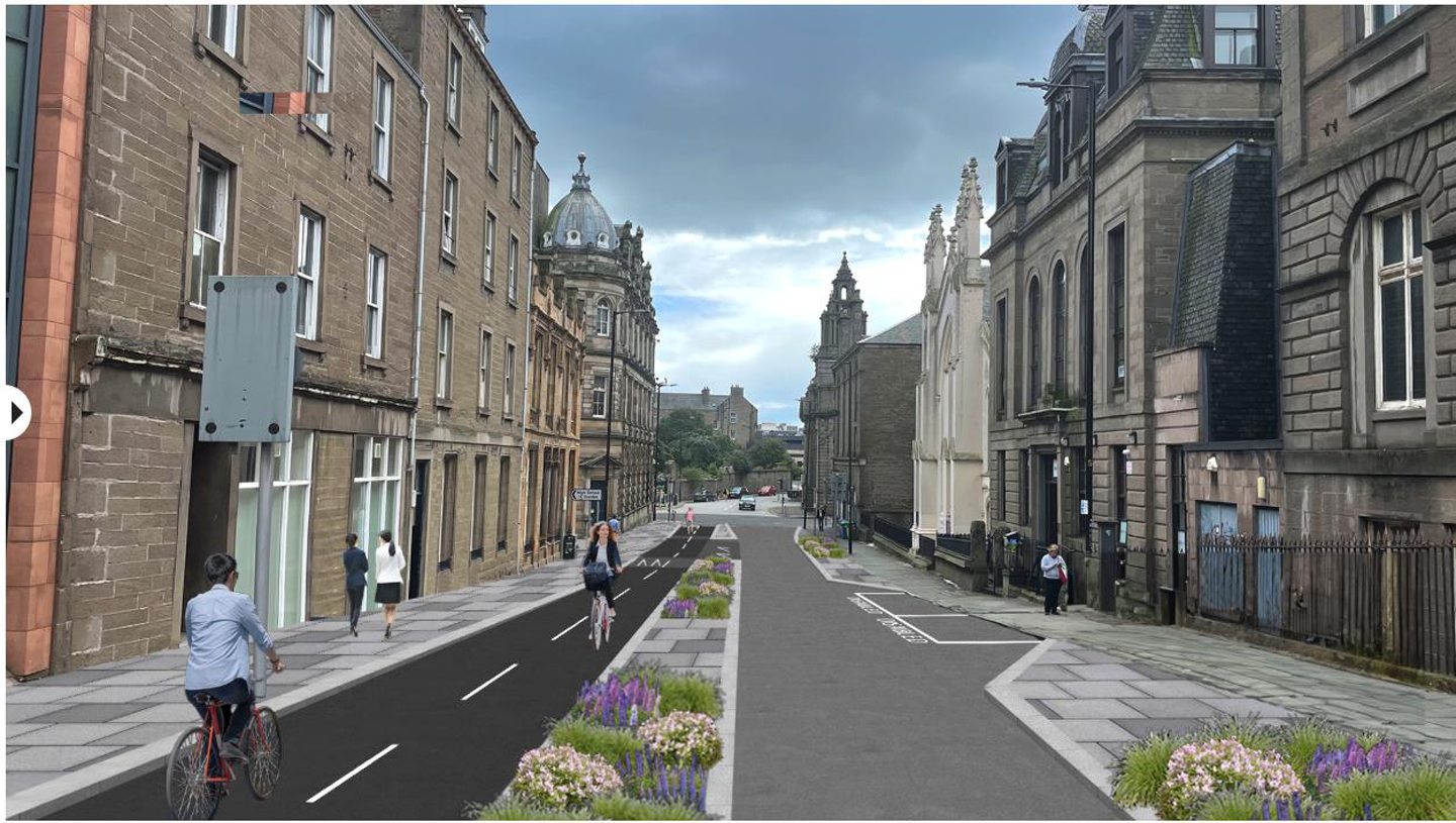 New images show 6 active travel routes around Dundee city centre