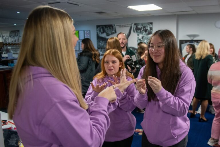 Angus girls deliver Brave Lassies Blether message in peer abuse campaign
