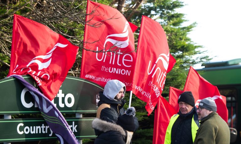 Dundee workers on strike amid Scottish Water pay dispute