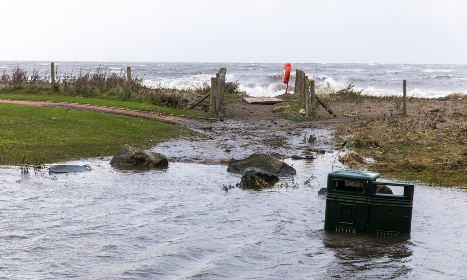 Extensive Fife coastal path damage after Storm Babet revealed