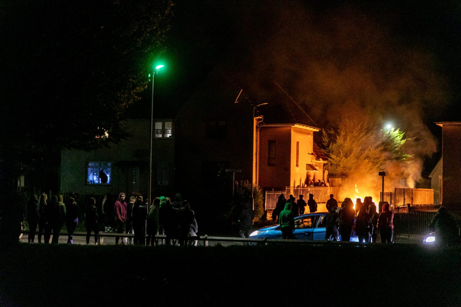 Pictures as Halloween chaos hits Kirkton for second year