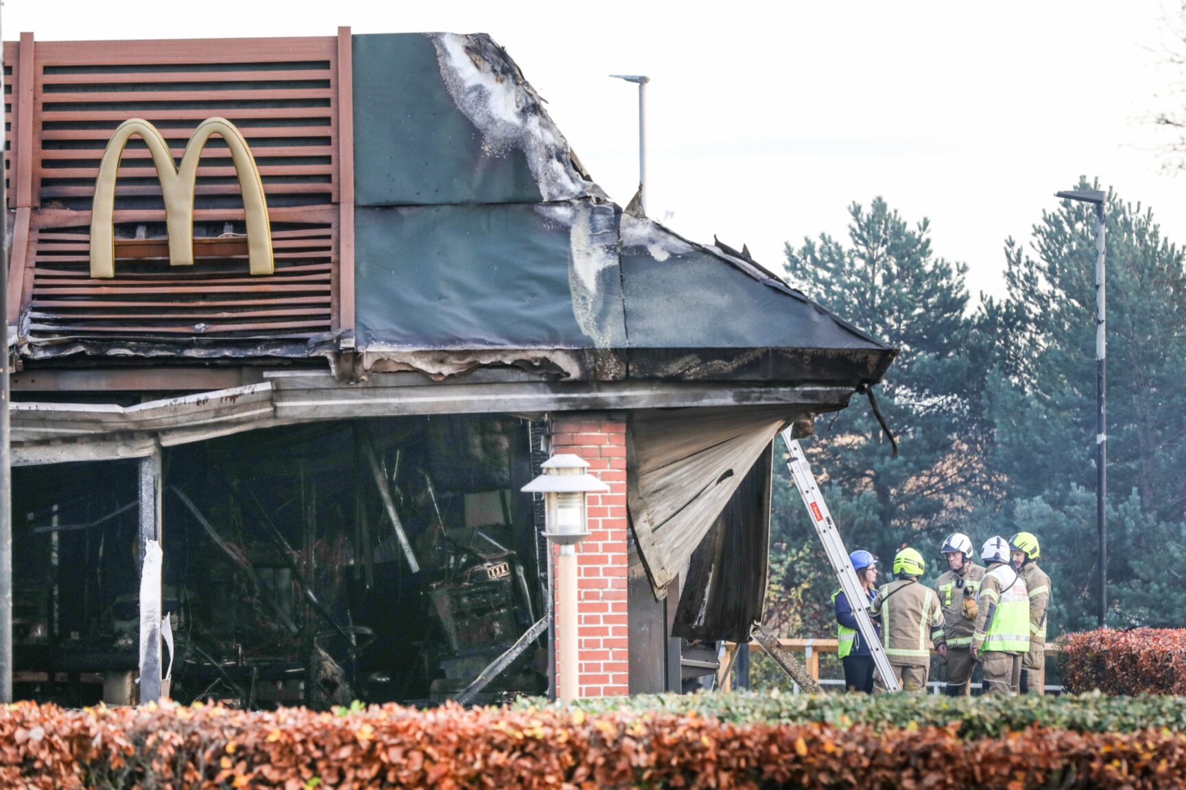 Monifieth McDonald's fire: Images reveal devastating aftermath