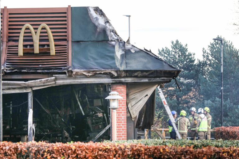 Monifieth McDonald's fire: Images reveal devastating aftermath