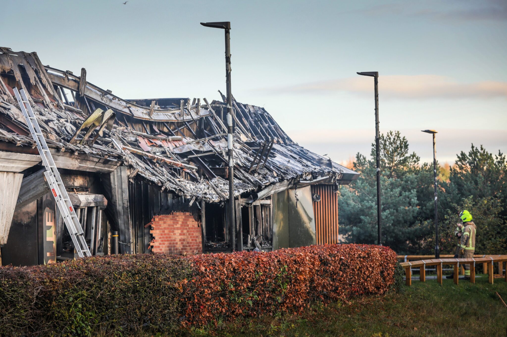 Monifieth McDonald's fire: Images reveal devastating aftermath