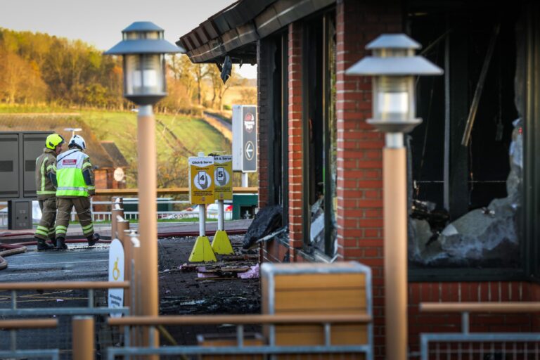Monifieth McDonald's fire: Images reveal devastating aftermath