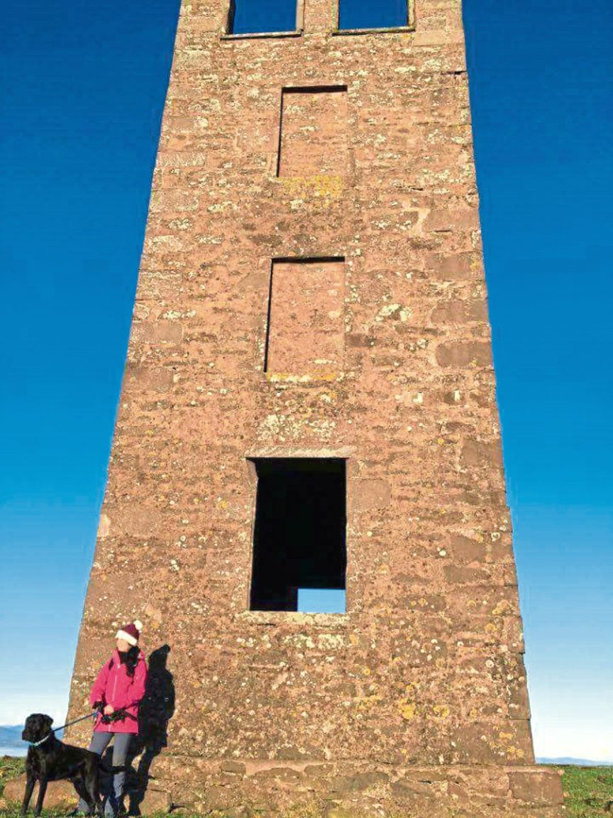 Exploring kinpurney hill tower in Angus built by astronomer