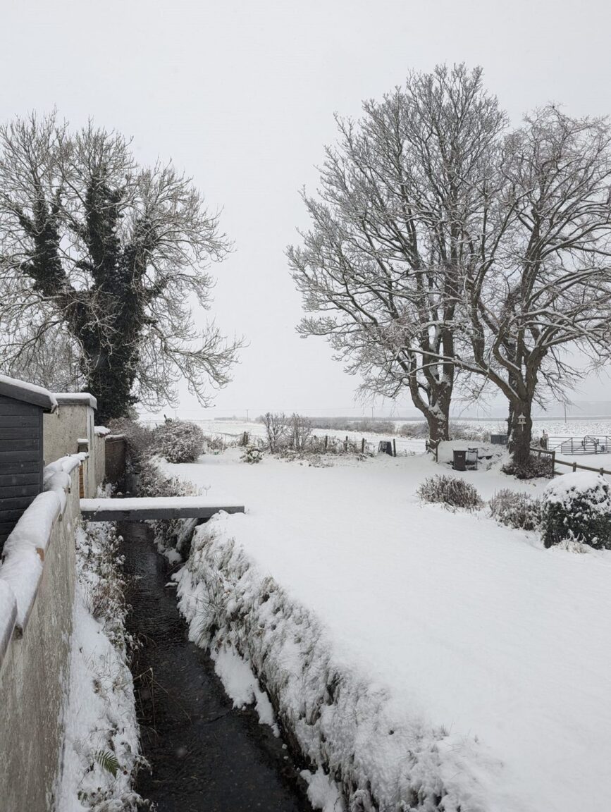 A winter wonderland of snow across Tayside and Fife