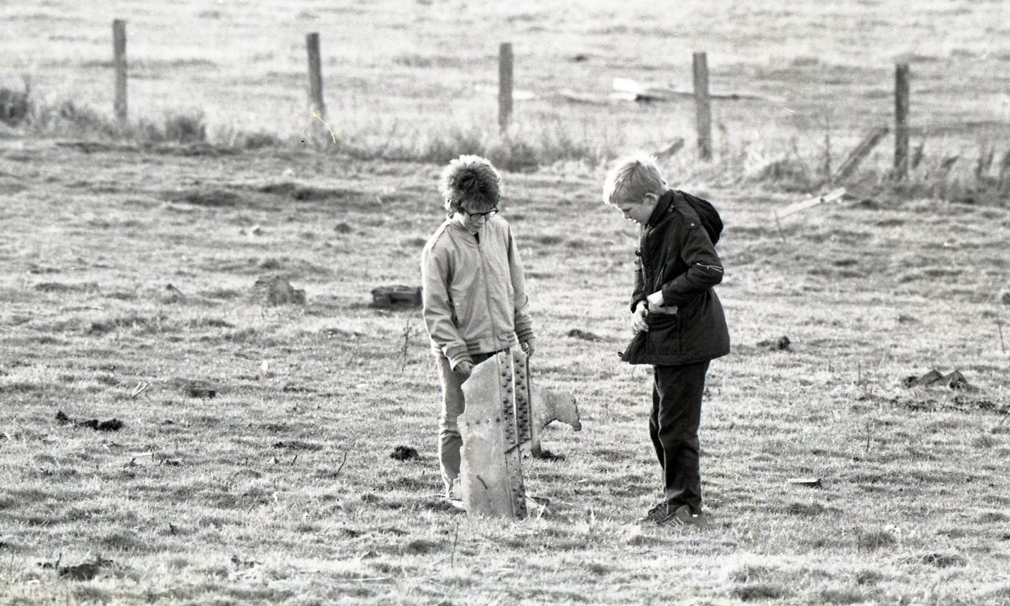 Lockerbie bombing: Unseen pictures of disaster 35 years ago