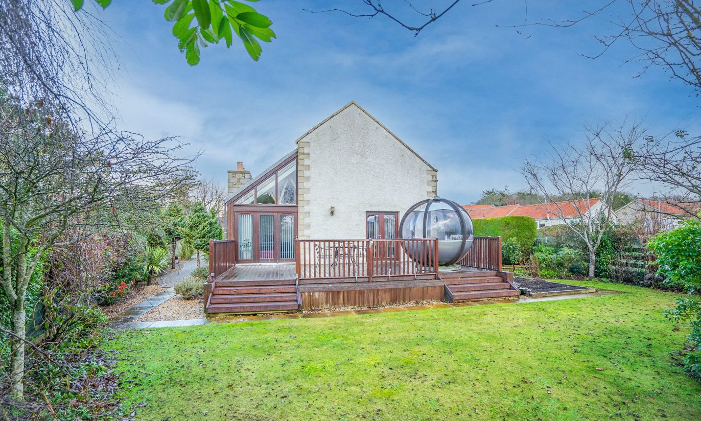 Beautiful £675k Fife house has double height spaces and glass roof