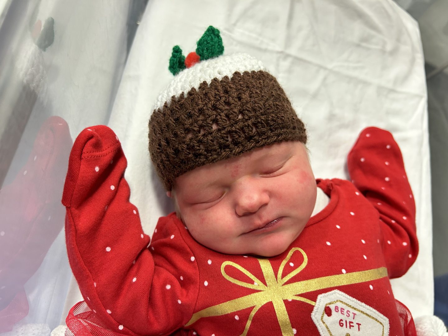 Tayside and Fife's first Christmas Day 2023 baby born in Kirkcaldy