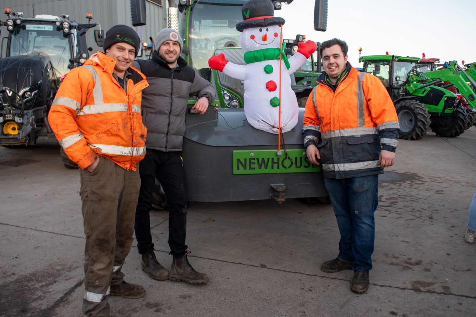 Forfar JAC charity tractor run in pictures