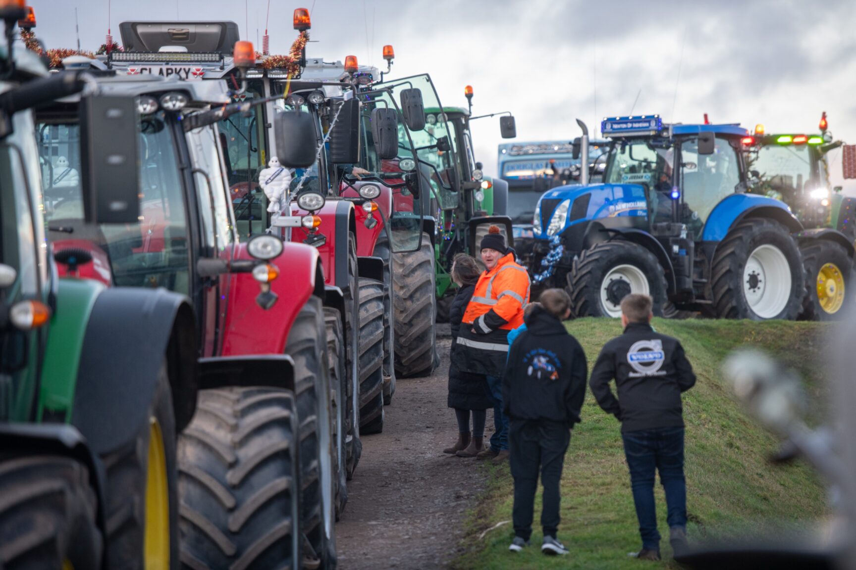 Forfar JAC charity tractor run in pictures