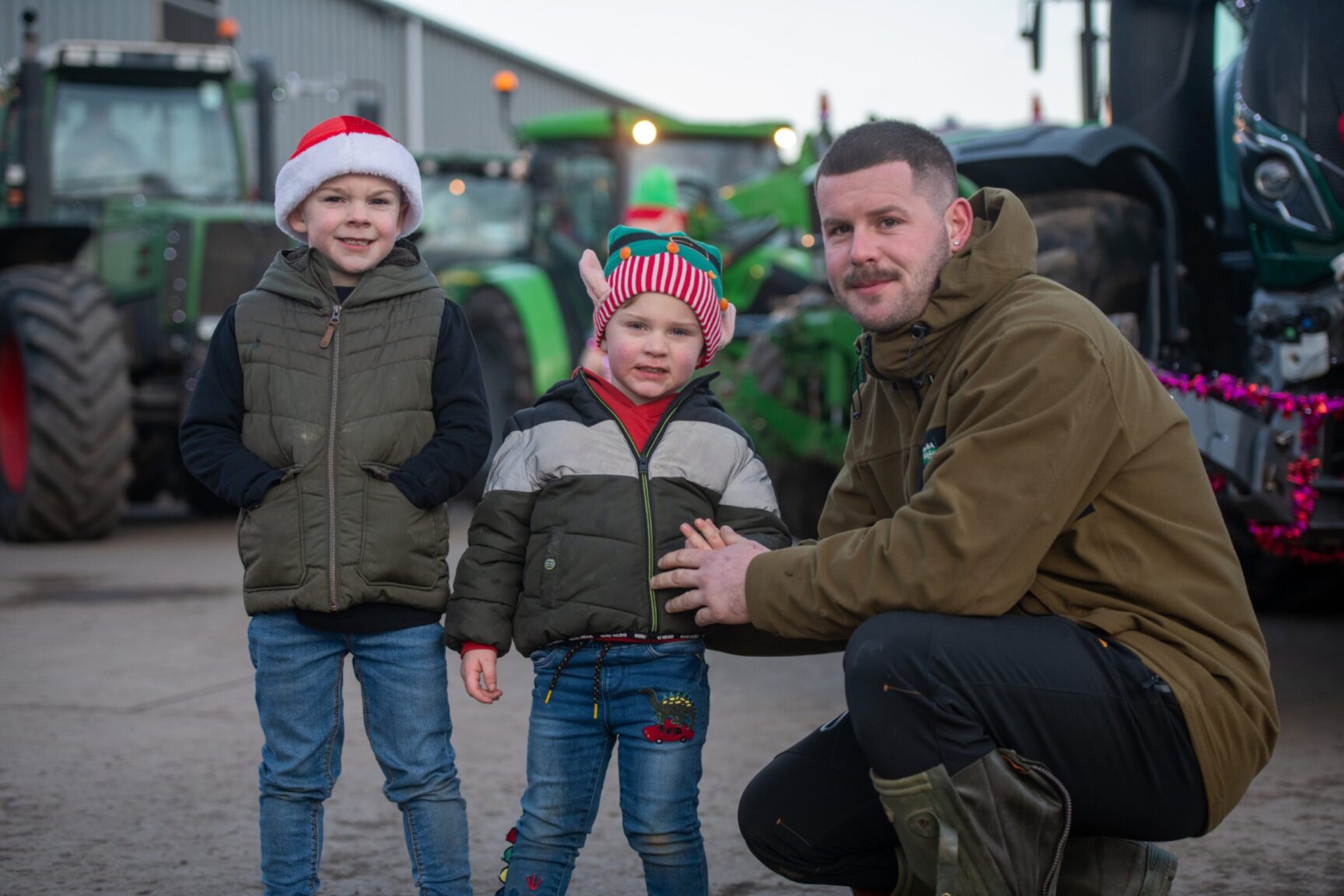 Forfar JAC charity tractor run in pictures
