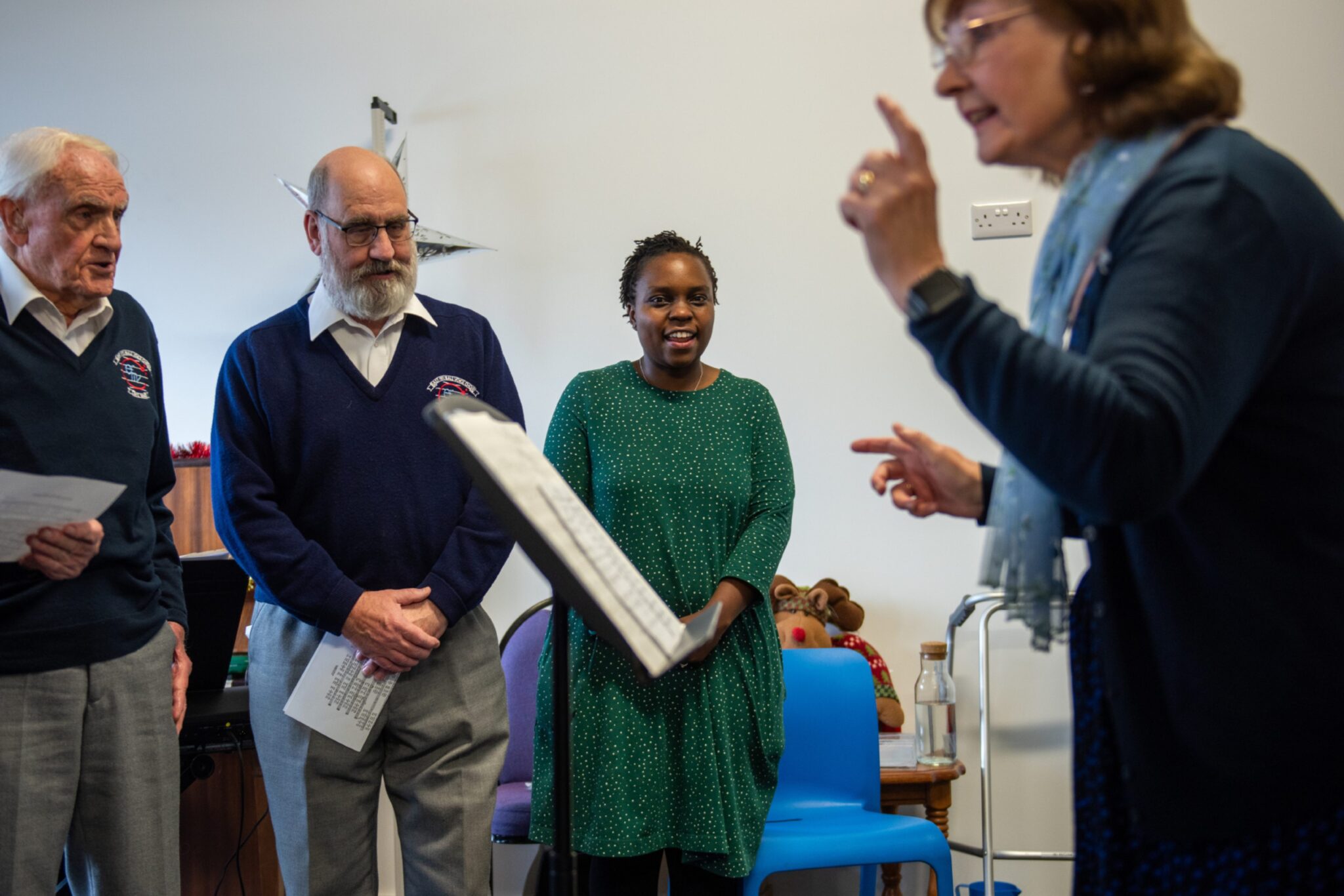 Fife choir sings for patients in Whitfield GP surgery, Dundee