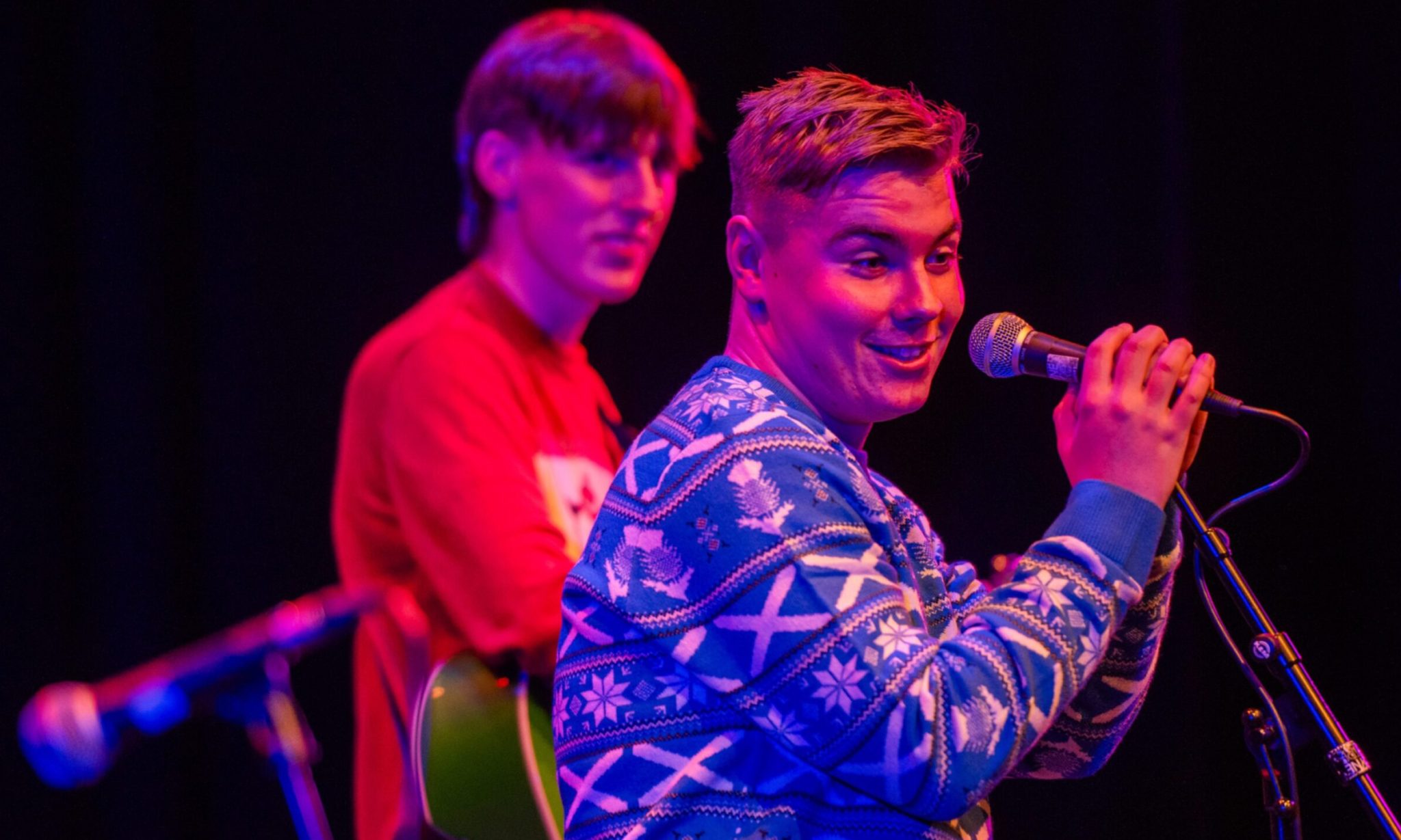 Braeview Academy duo in The Courier and Evening Tele Christmas Concert