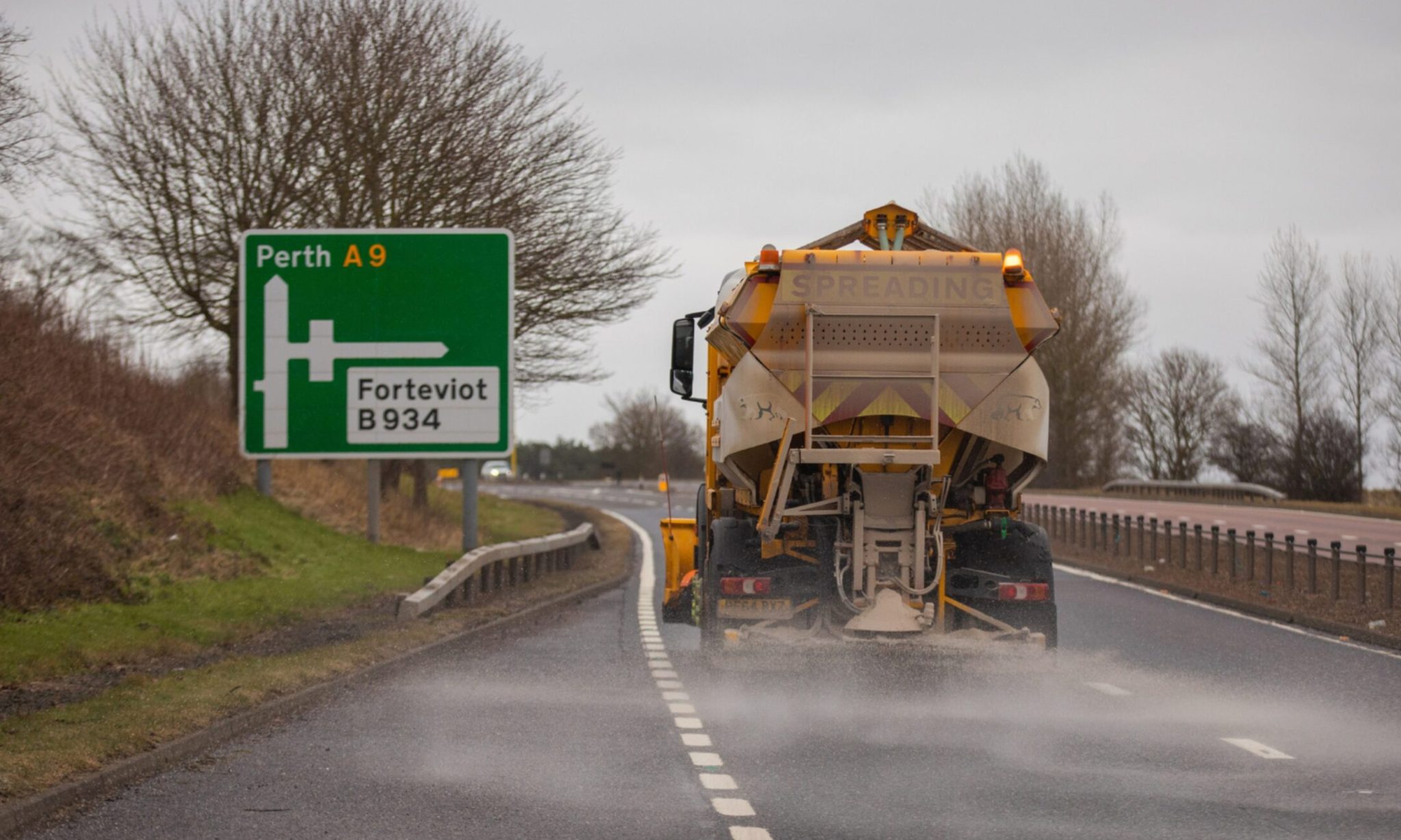 Brilliantly named gritters keeping Tayside and Fife roads clear
