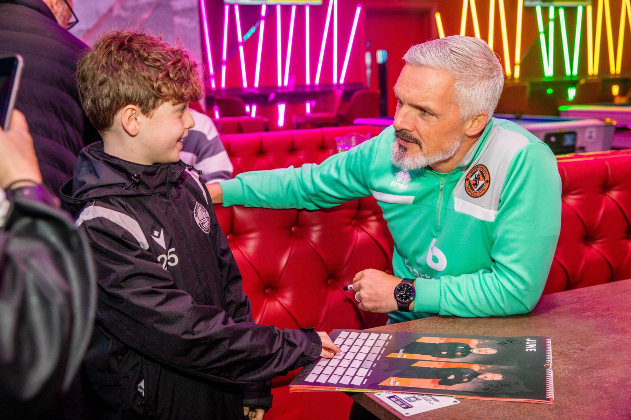 Pictures as fans meet Dundee United stars at Tenpin