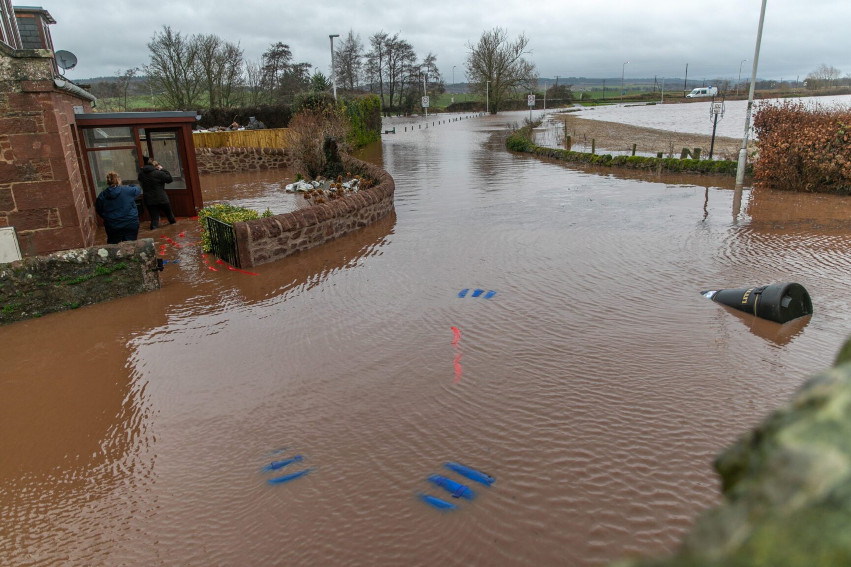Storm Gerrit: Homes in Fife village 'under several inches of water'