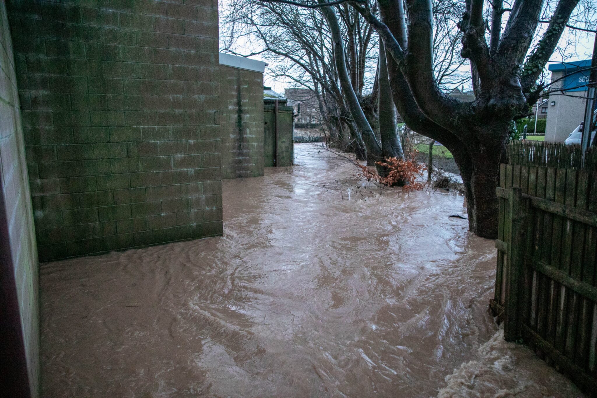 Images from Cupar show devastation caused by Storm Gerrit