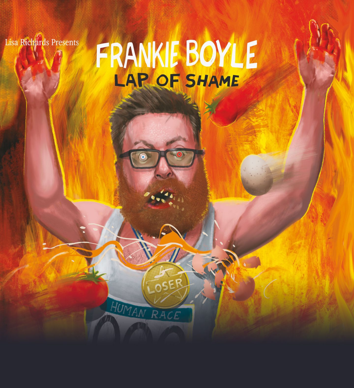 Frankie Boyle to play Dundee, Perth & Dunfermline in 2024