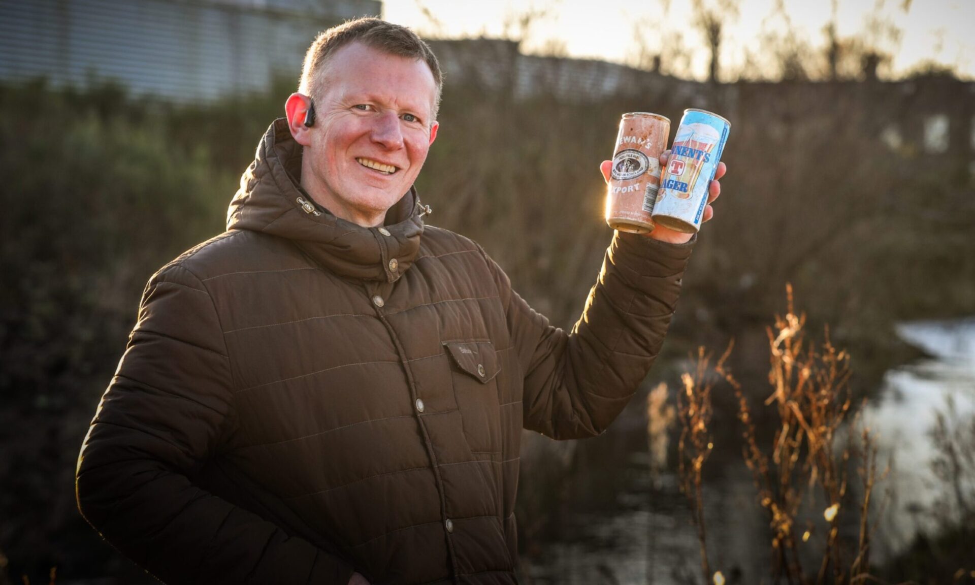 Dundee star of The Terror reveals treasures found in Dighty Burn