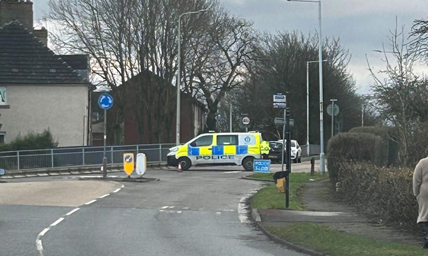 Emergency services attending crash in Cowdenbeath