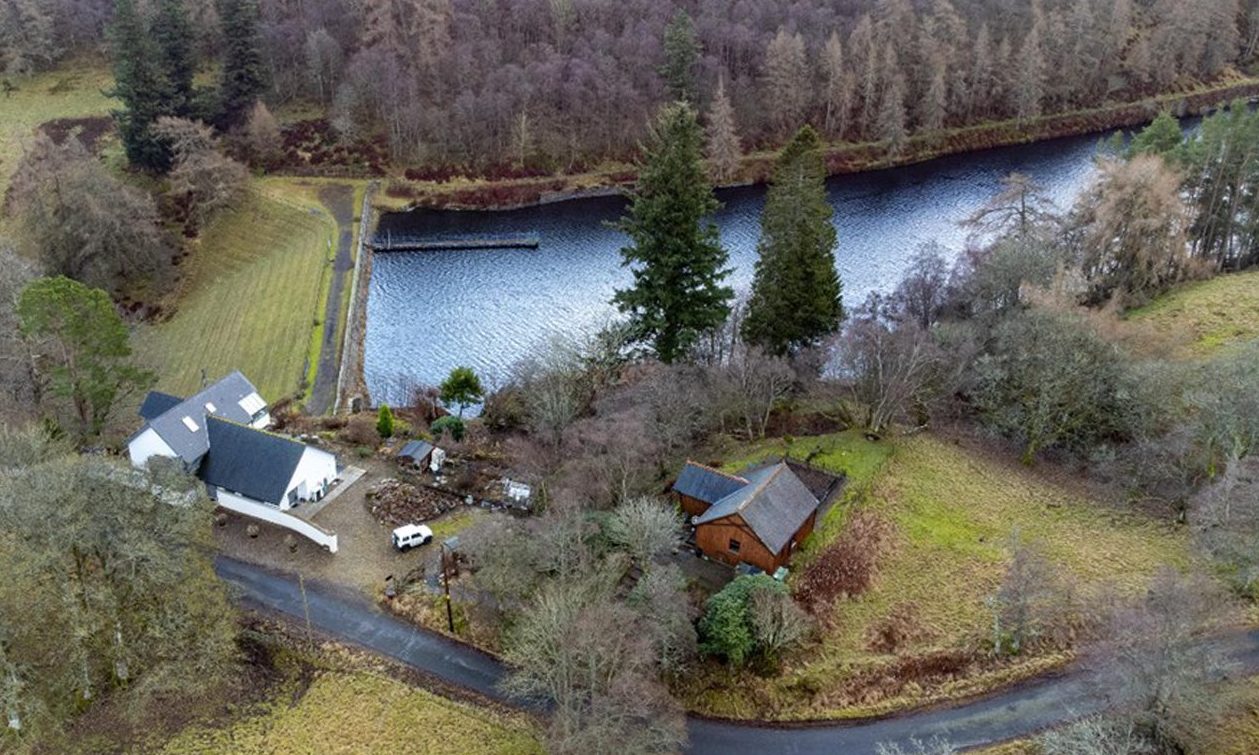 Angus eco home enjoys stunning views from rural reservoir location