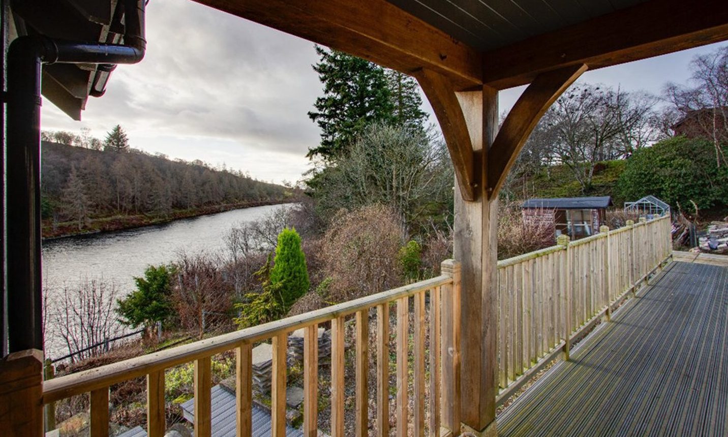 Angus eco home enjoys stunning views from rural reservoir location