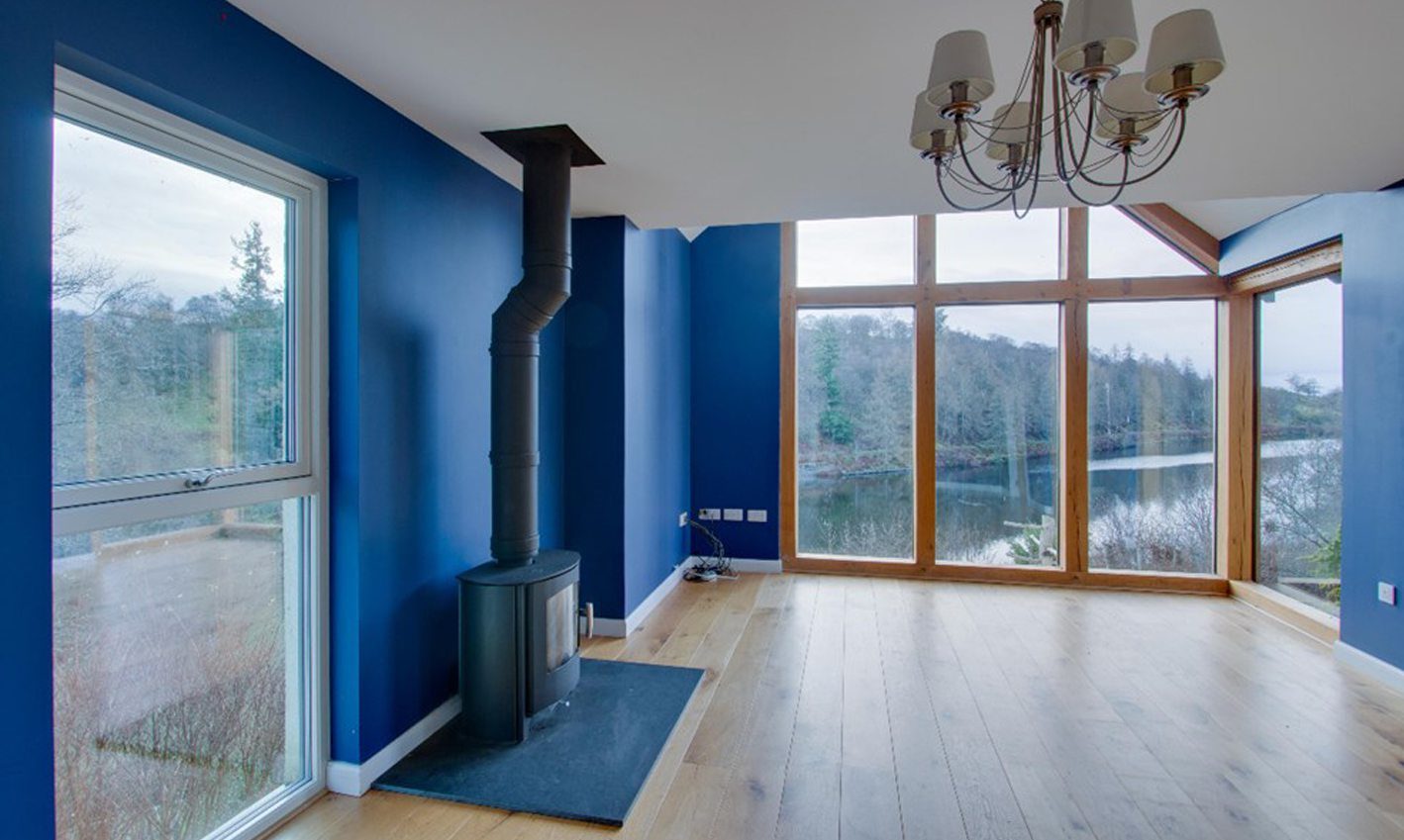 Angus eco home enjoys stunning views from rural reservoir location