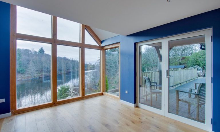 Angus eco home enjoys stunning views from rural reservoir location