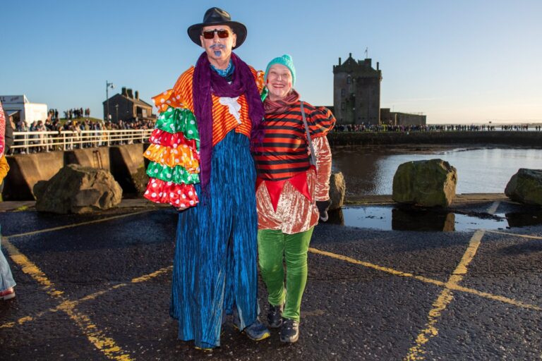 Best pictures as brave Broughty Ferry dookers plunge into 2024